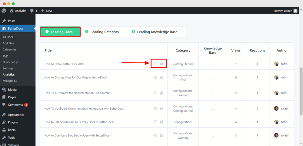 How to Configure Analytics to Evaluate the Performance of Your Knowledge Base? - BetterDocs