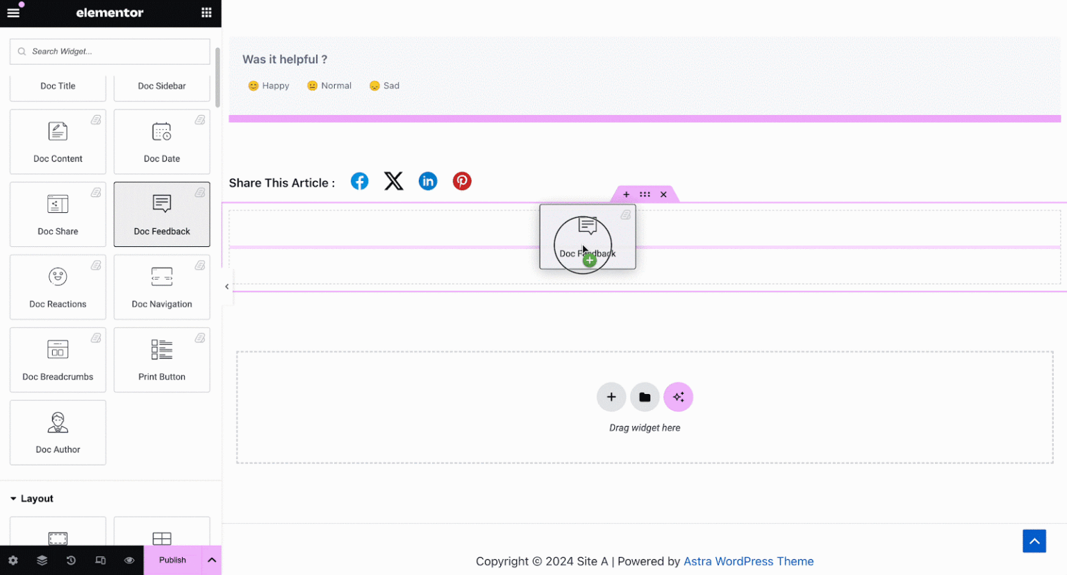 How to Configure Single Doc in Elementor - BetterDocs