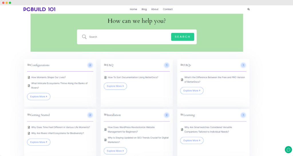 How To Configure Docs Page With Elementor? - BetterDocs