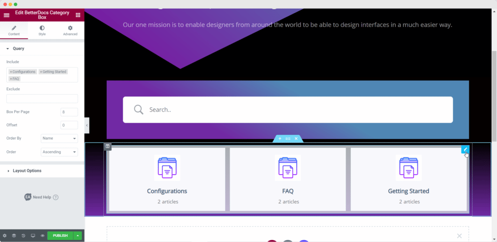 How To Create Documentation Pages Using Elementor