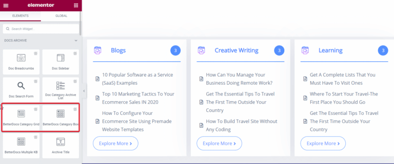 How To Create Multiple Knowledge Bases With Elementor And Betterdocs Betterdocs