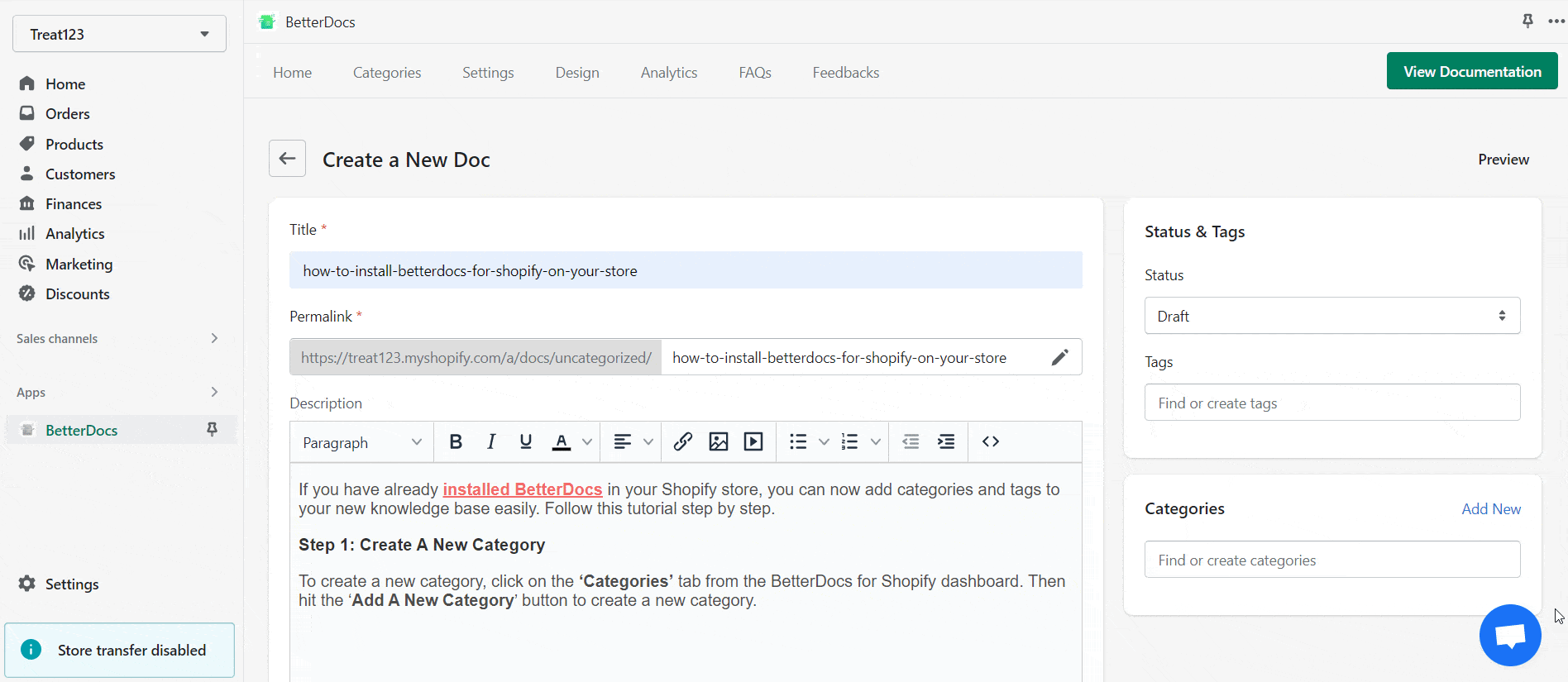 How To Add Categories And Tags To Your Knowledge Base On Shopify 