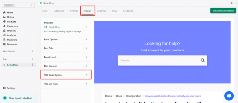 How To Add A Sticky Table Of Contents With BetterDocs? - BetterDocs