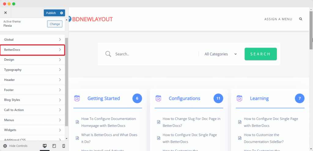 How To Configure Betterdocs Handbook Layout In Wordpress Betterdocs