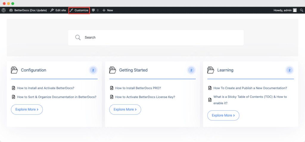 How To Configure Betterdocs Handbook Layout In Wordpress Betterdocs