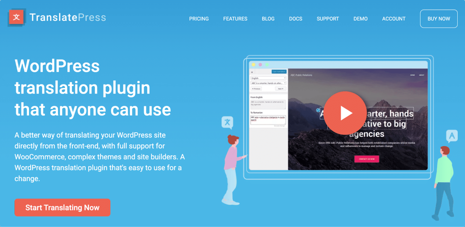 How to Create a Multilingual Site Using TranslatePress - BetterDocs