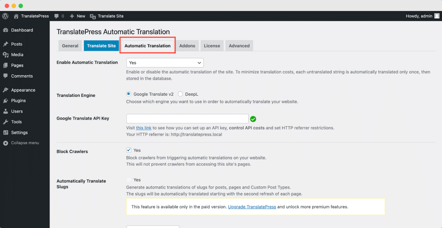 How to Create a Multilingual Site Using TranslatePress - BetterDocs