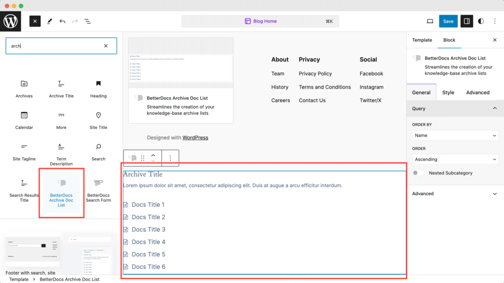 How to Customize the Documentation Archive Pages? - BetterDocs