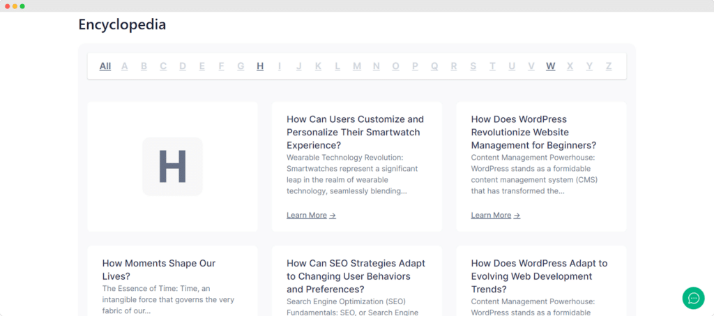 How to Use Encyclopedia in BetterDocs - BetterDocs