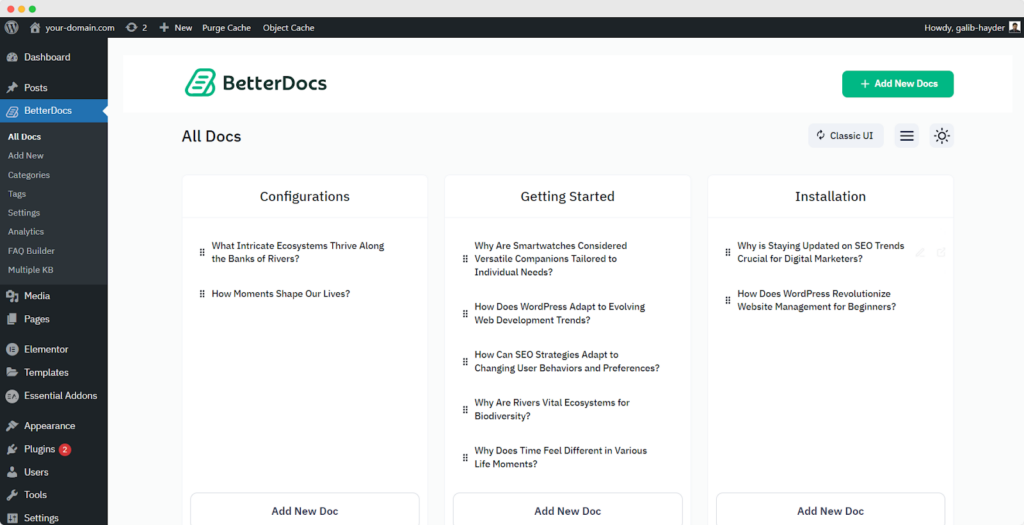 How To Migrate From Existing Documentation Plugins To BetterDocs? - BetterDocs