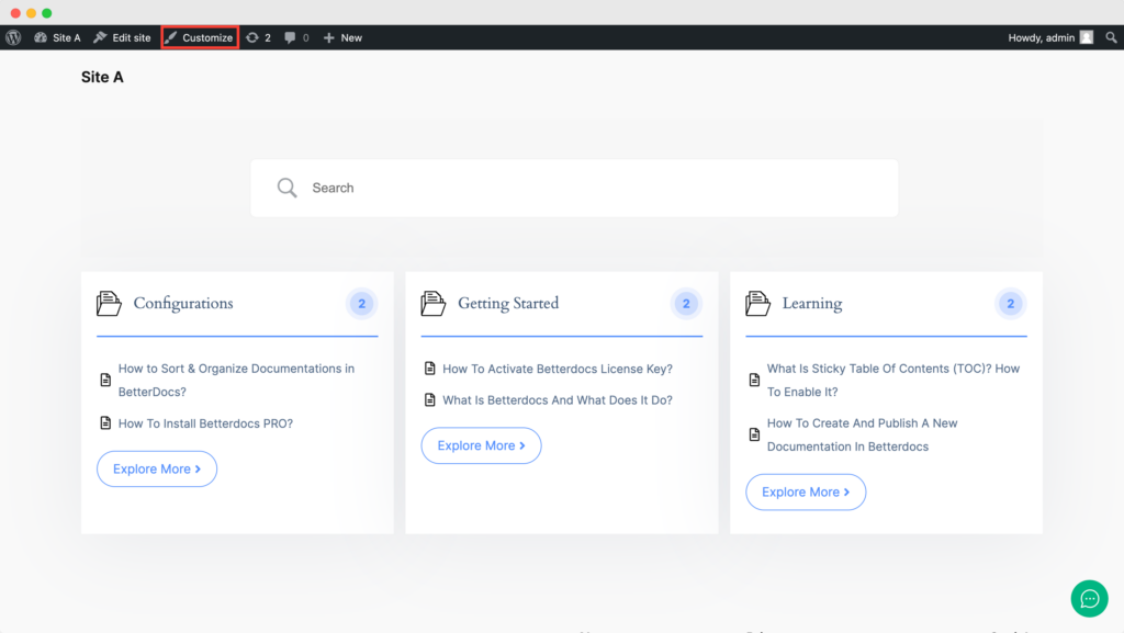 How To Configure BetterDocs Handbook Layout In WordPress? - BetterDocs