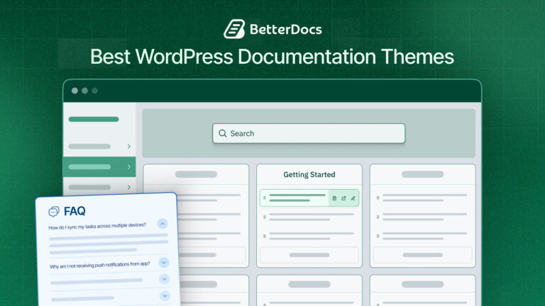 10 Best WordPress Documentation Themes for Your Website - BetterDocs